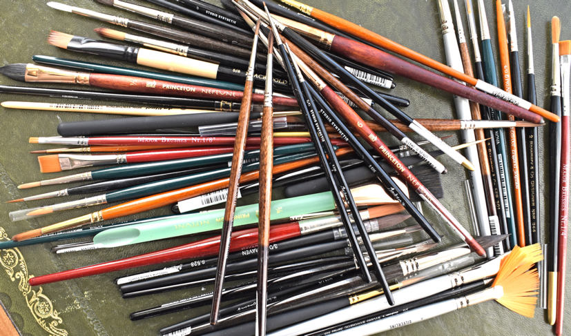 Anatomy of a paintbrush – Sandrine Maugy