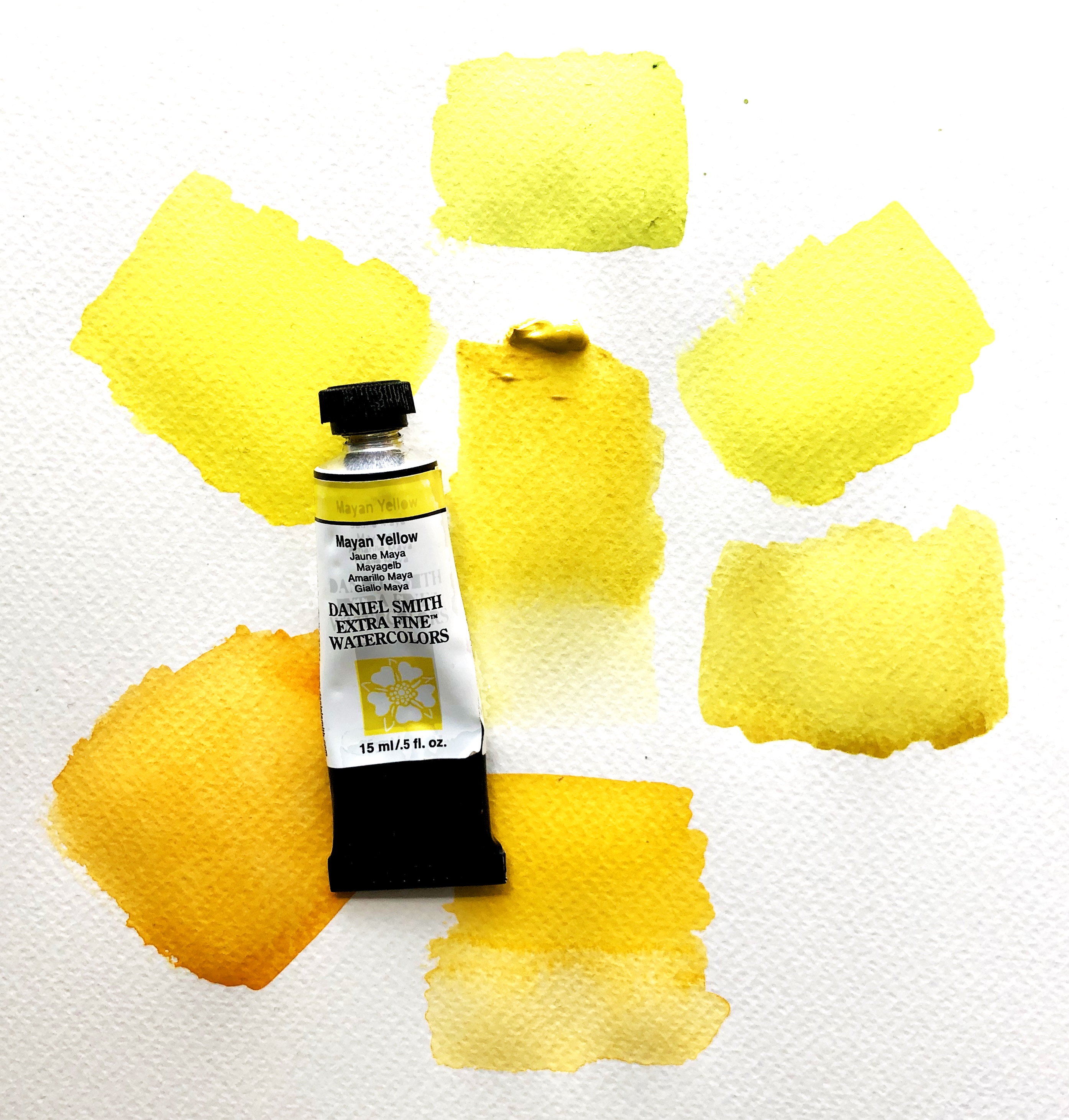 Testing and reviewing Daniel Smith MAYAN YELLOW – Sandrine Maugy